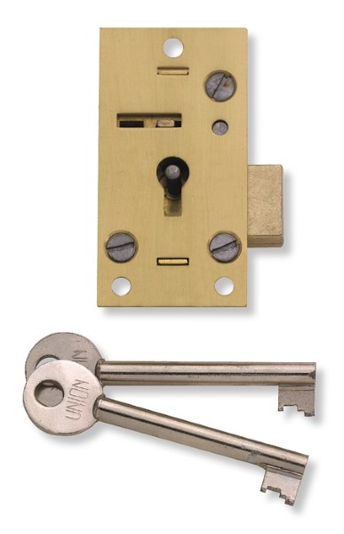 UNION J4146-PL-2.50 Cupboard Lock Straight 4 Lever 2.1/2 (EACH ...